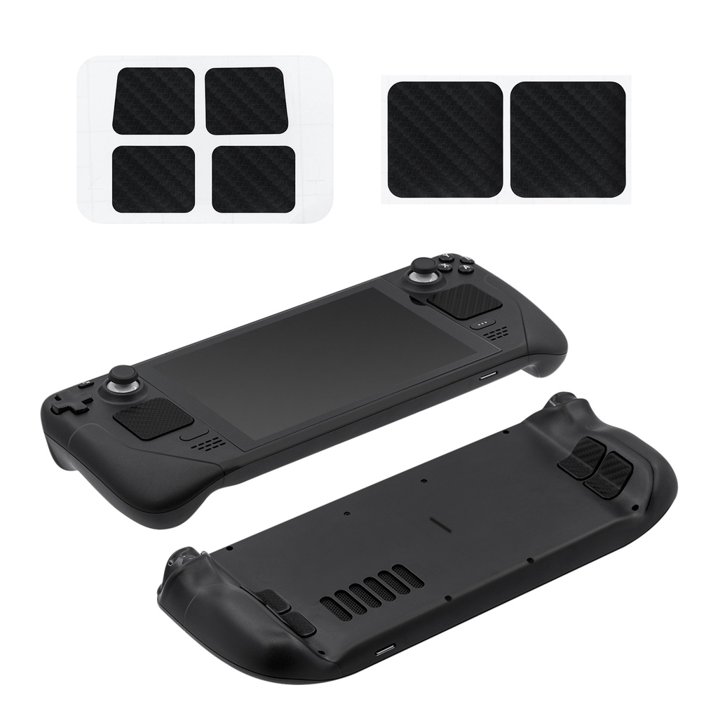Touchpad and Back Buttons Protect Sticker for Steam Deck - Black ...