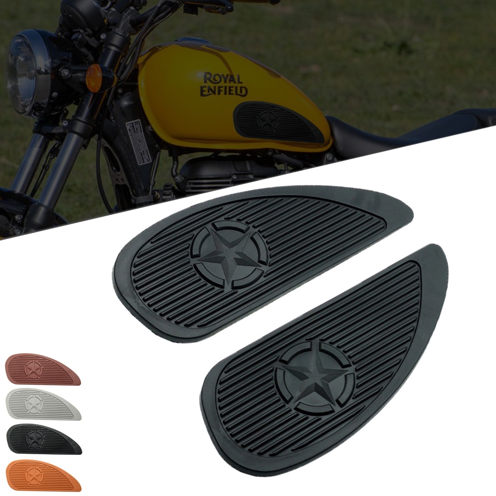 For royal enfield meteor 350 2020 2021 Motorcycle Side Fuel Tank Pad ...