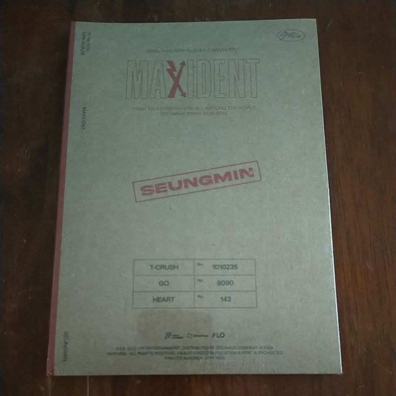 Stray Kids Maxident Case Version Seungmin Cover | Shopee Malaysia