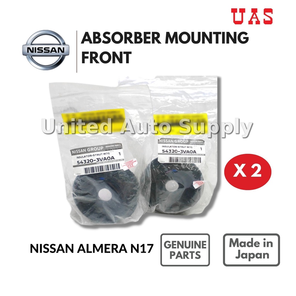 NISSAN Absorber Mounting Front Set For Almera N17 54320-3VA0A 54320 ...