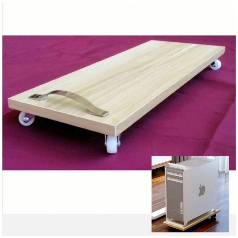 CPU computer case stand holder with caster wheels for computer case PC ...