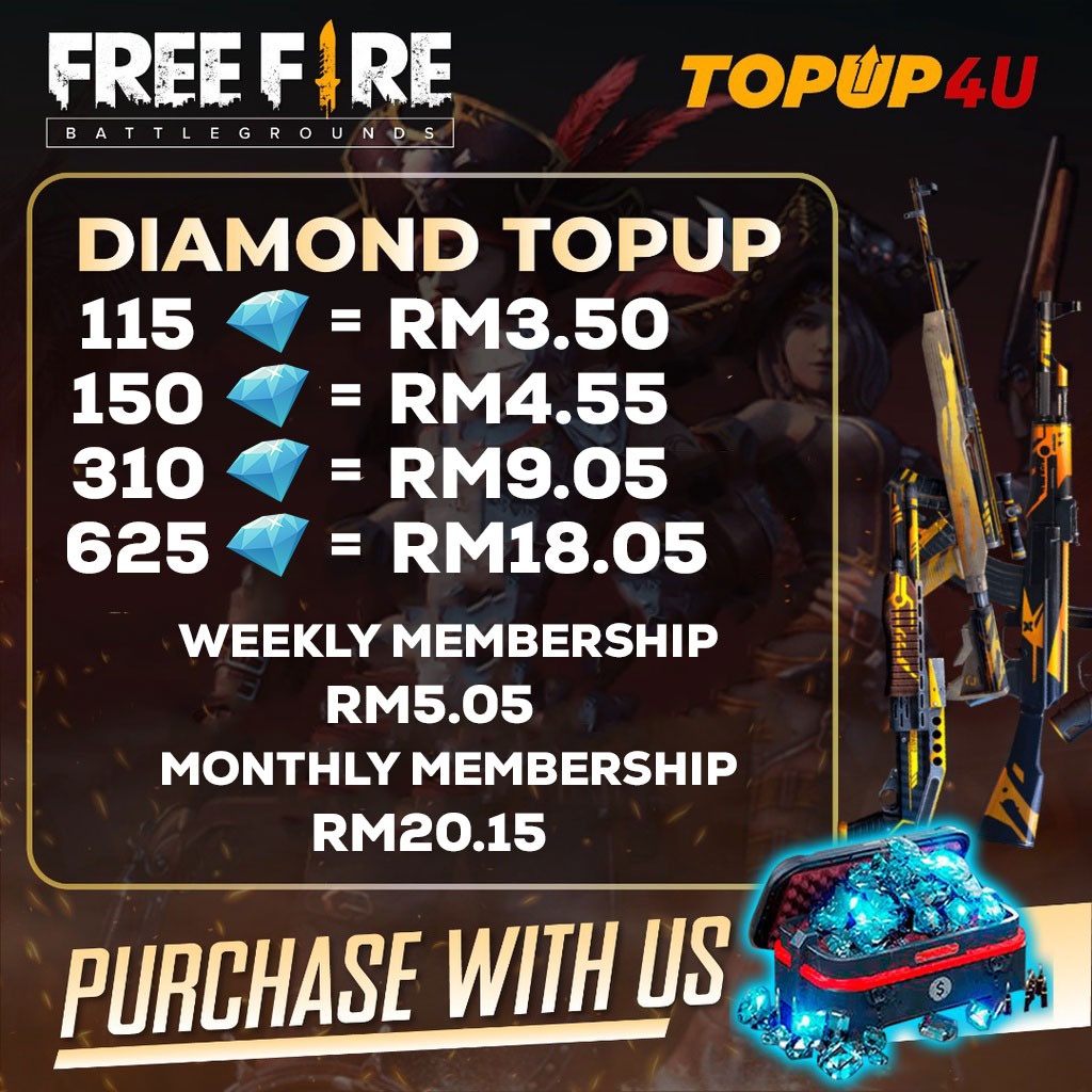 Free Fire Topup (CHEAPEST PRICE) | Shopee Malaysia