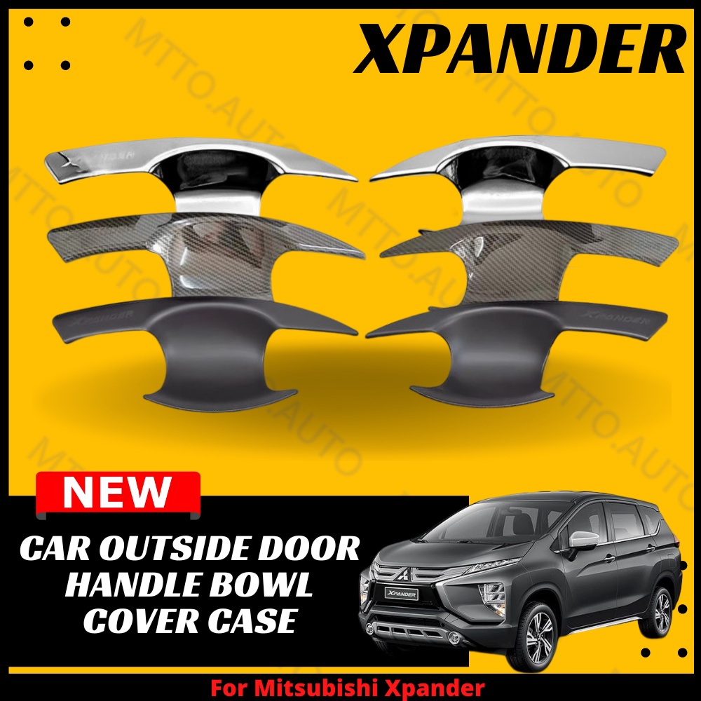Mtto Mitsubishi Xpander 2020 2021 Outside Car Door Handle Bowl Exterior Cover Accessories