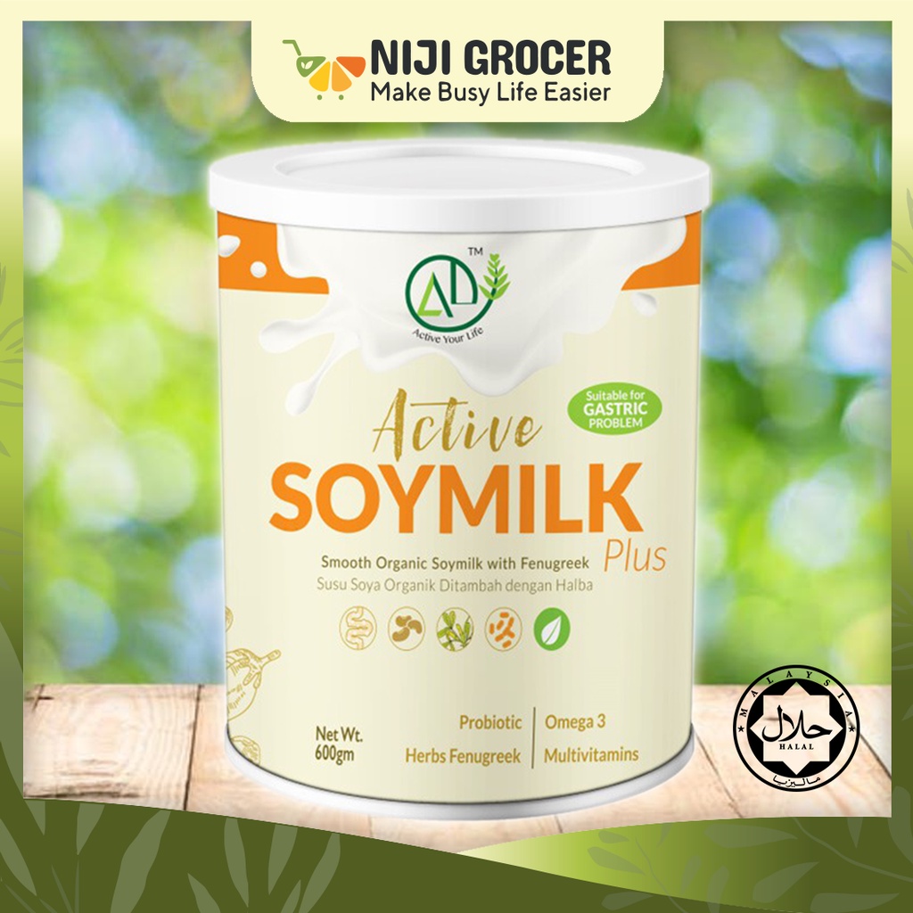 Niji Grocer - Sugar Free Activelife Active Organic Soymilk Plus Nutrition Improved Digestive ...