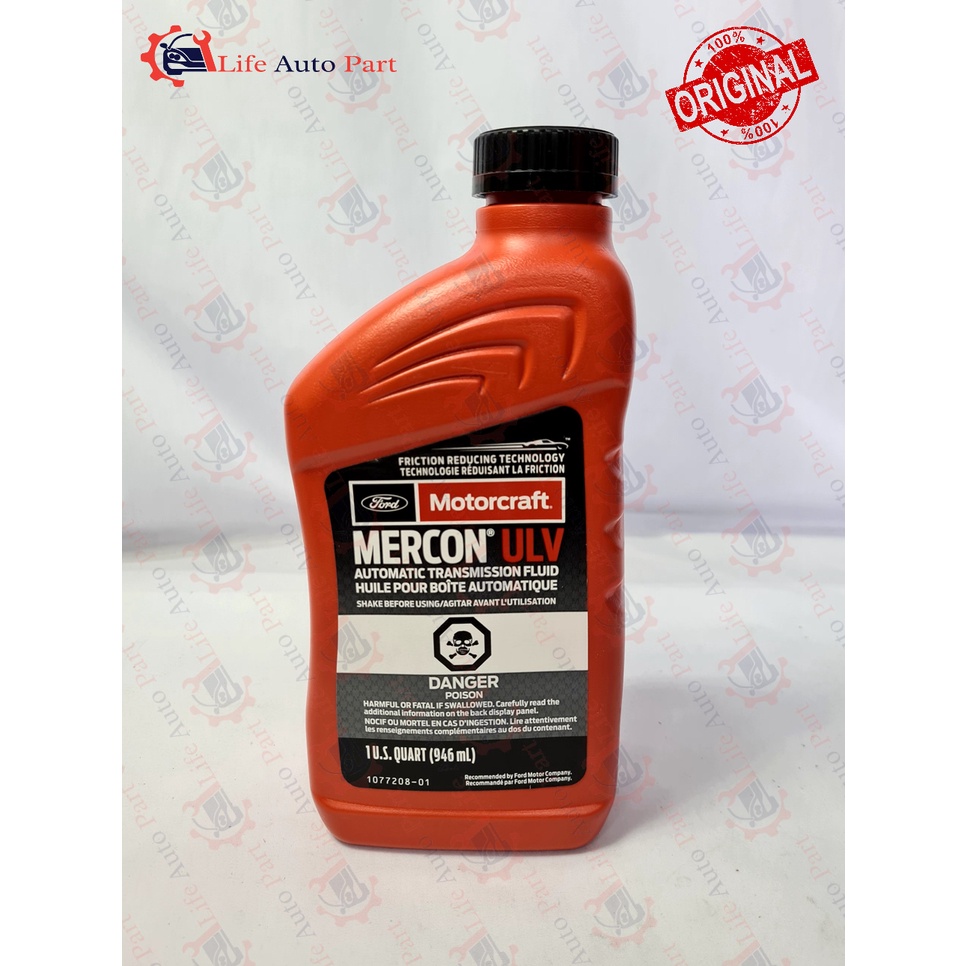 FORD RANGER T8 10 SPEED GEARBOX MERCON ULV AUTOMATIC TRANSMISSION OIL ...