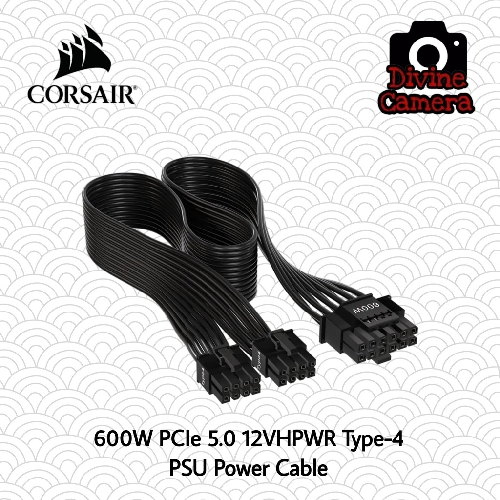 Corsair 600W PCIe 5.0 12VHPWR Type-4 PSU Power Cable CP-8920284 | Shopee Malaysia