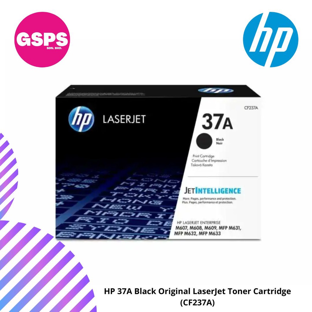 HP 37A Black Original LaserJet Toner Cartridge (CF237A) | Shopee Malaysia