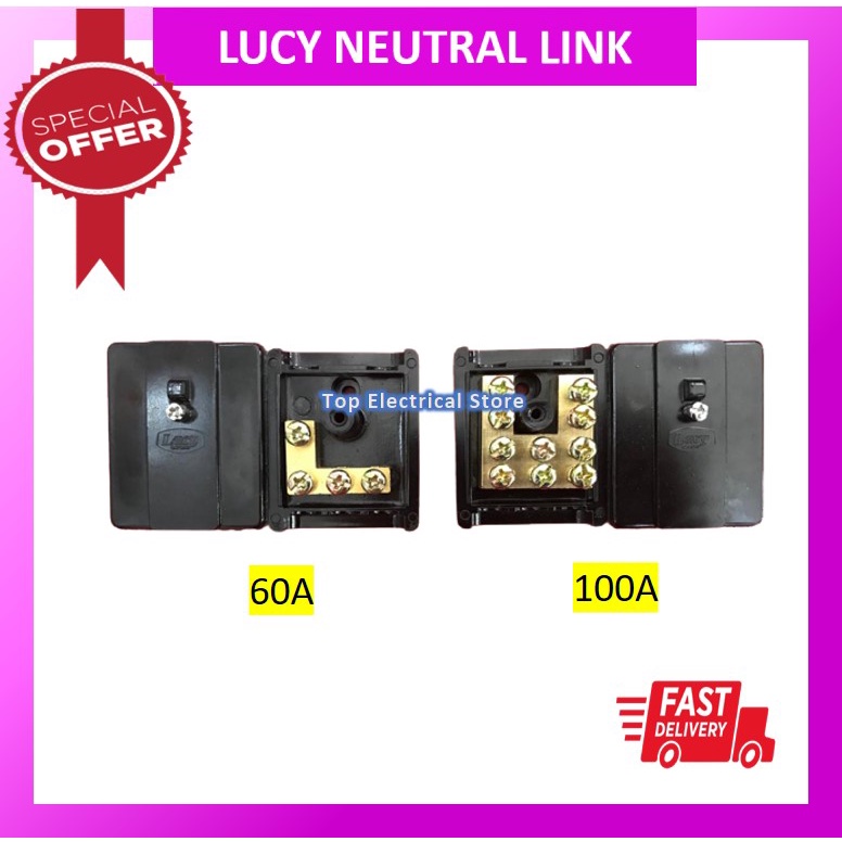 LUCY NEUTRAL LINK 60A/100A TNB METER | Shopee Malaysia