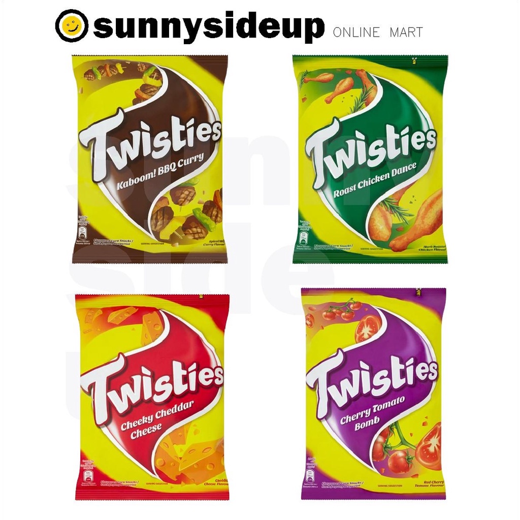 [SUNNY] 1 x 60g TWISTIES BBQ | Cheddar Cheese | Roast Chicken | Tomato ...