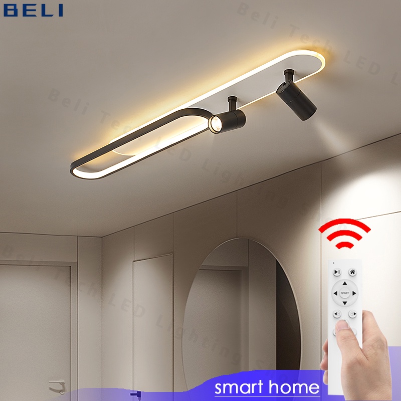 Long Strip Led Lamp With Spotlight Modern Led Ceiling Lamp for Living ...