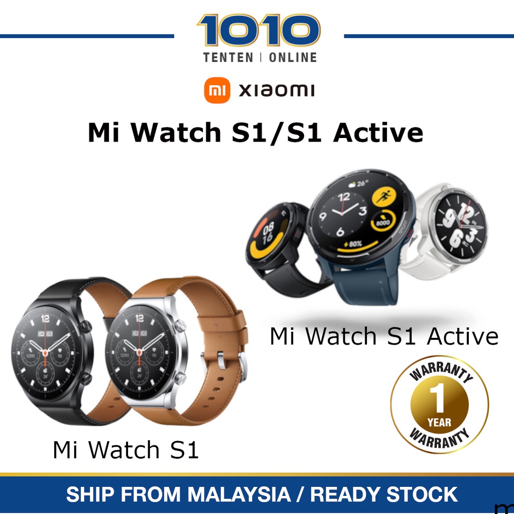 Xiaomi Mi Watch S1 / Mi Watch S1 Active - 1.43" AMOLED Display Sapphire ...