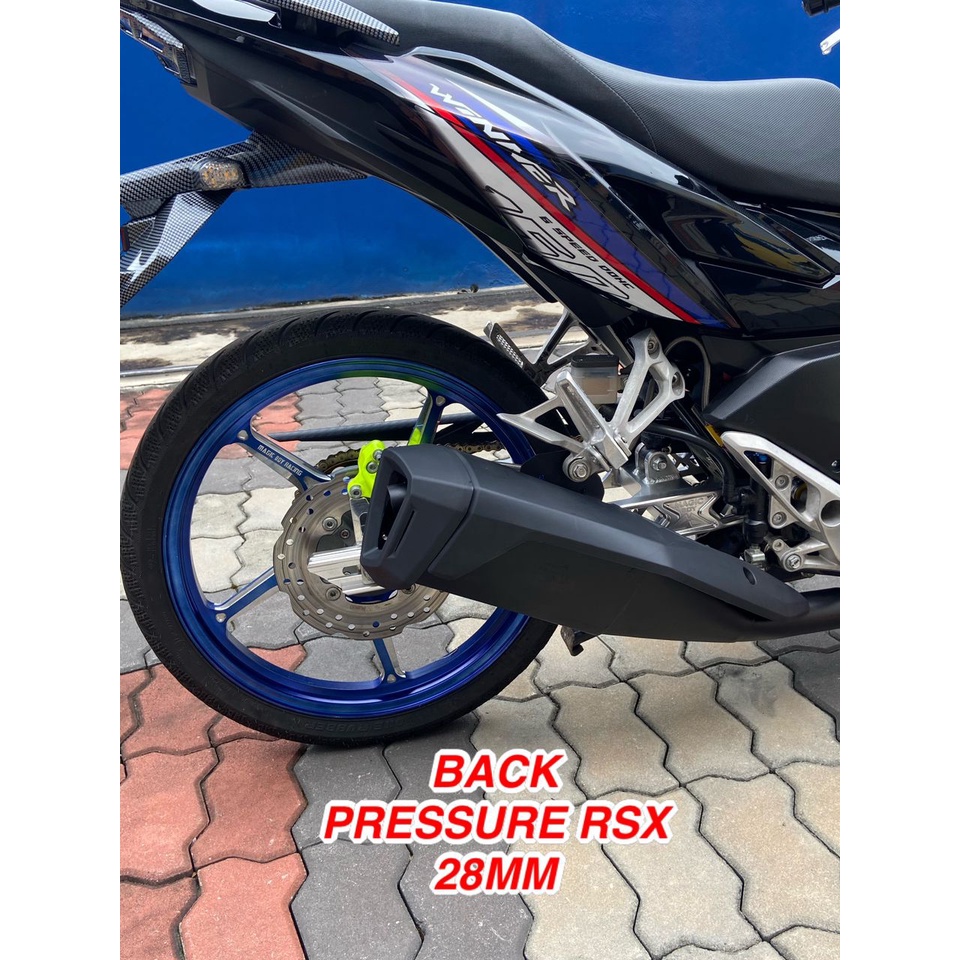 EXHAUST PIPE RACING ESPADA BACK PRESSURE 28MM HONDA RSX 150 WITH OXYGEN SENSOR | Shopee Malaysia