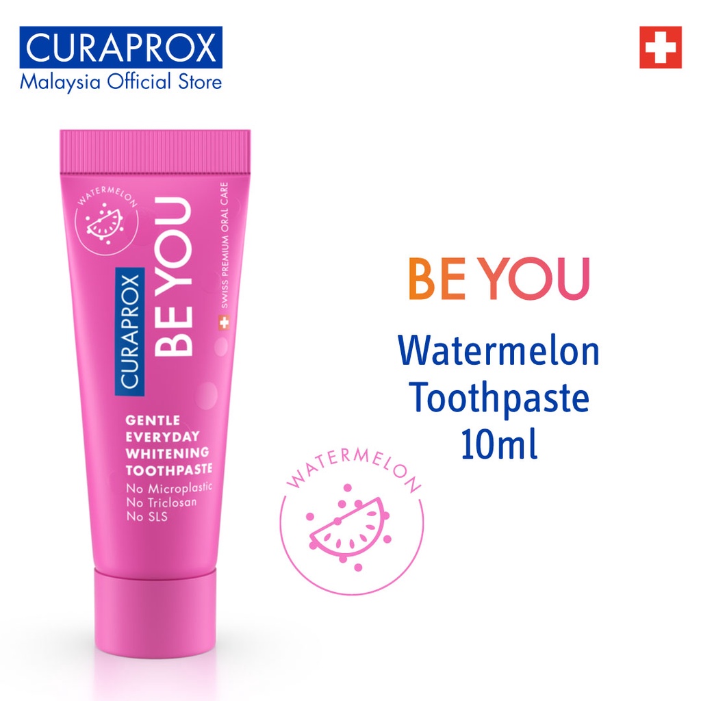 CURAPROX BE YOU Watermelon Toothpaste (10ml) | Shopee Malaysia