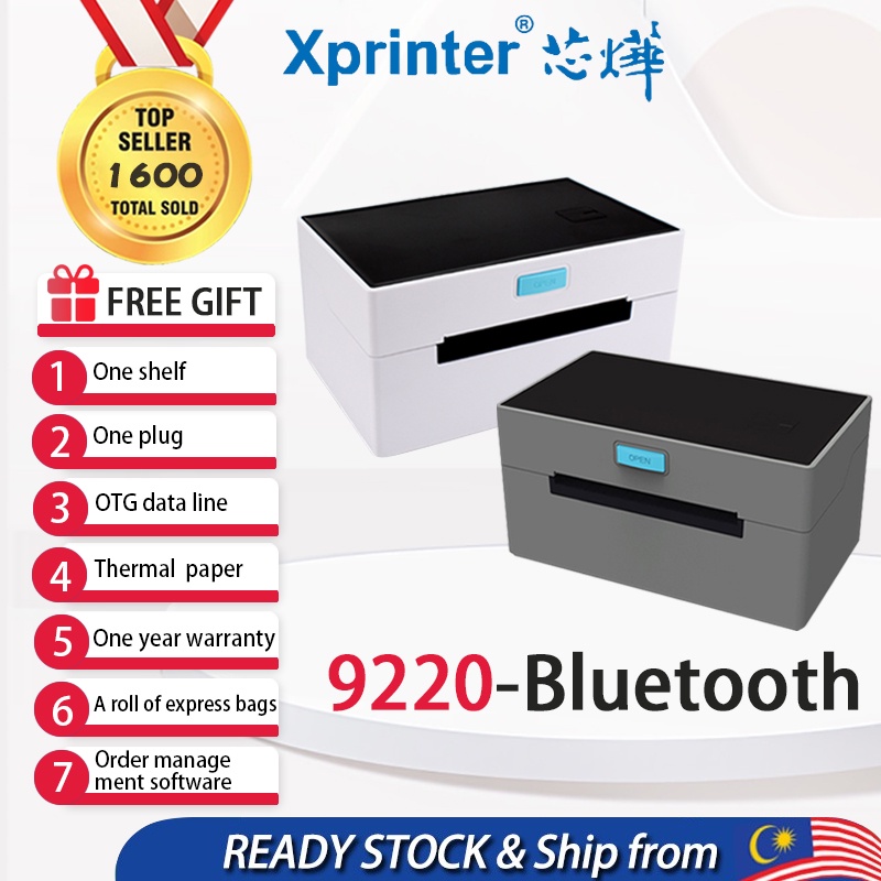 Xprinter Sticker Label Printer A6 Thermal Printer Wireless Waybill ...