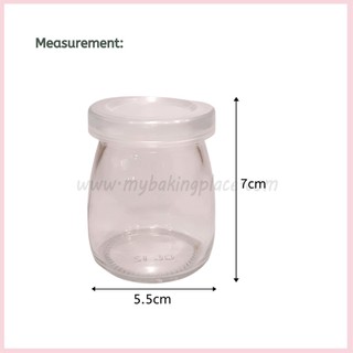 Glass Bottle Pudding Cup Dessert Cup Bekas Makanan Glass Bottle Bekas ...