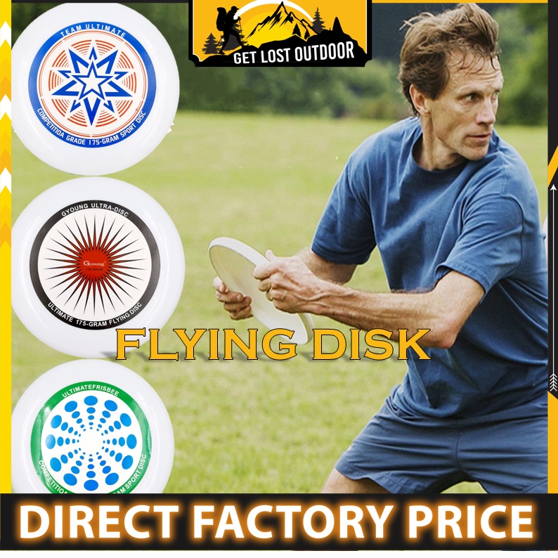 GLO Flying Disk 175g Outdoor Ultimate Beach Frisbee Disc Water & Impact ...