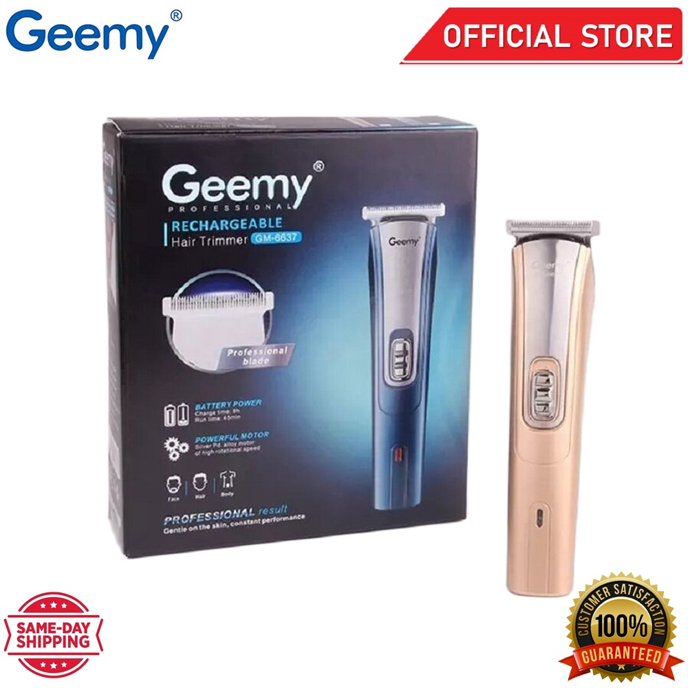Geemy Hair Clipper Rechargeable Hair Trimmer Men Beard Cutting Machine ...