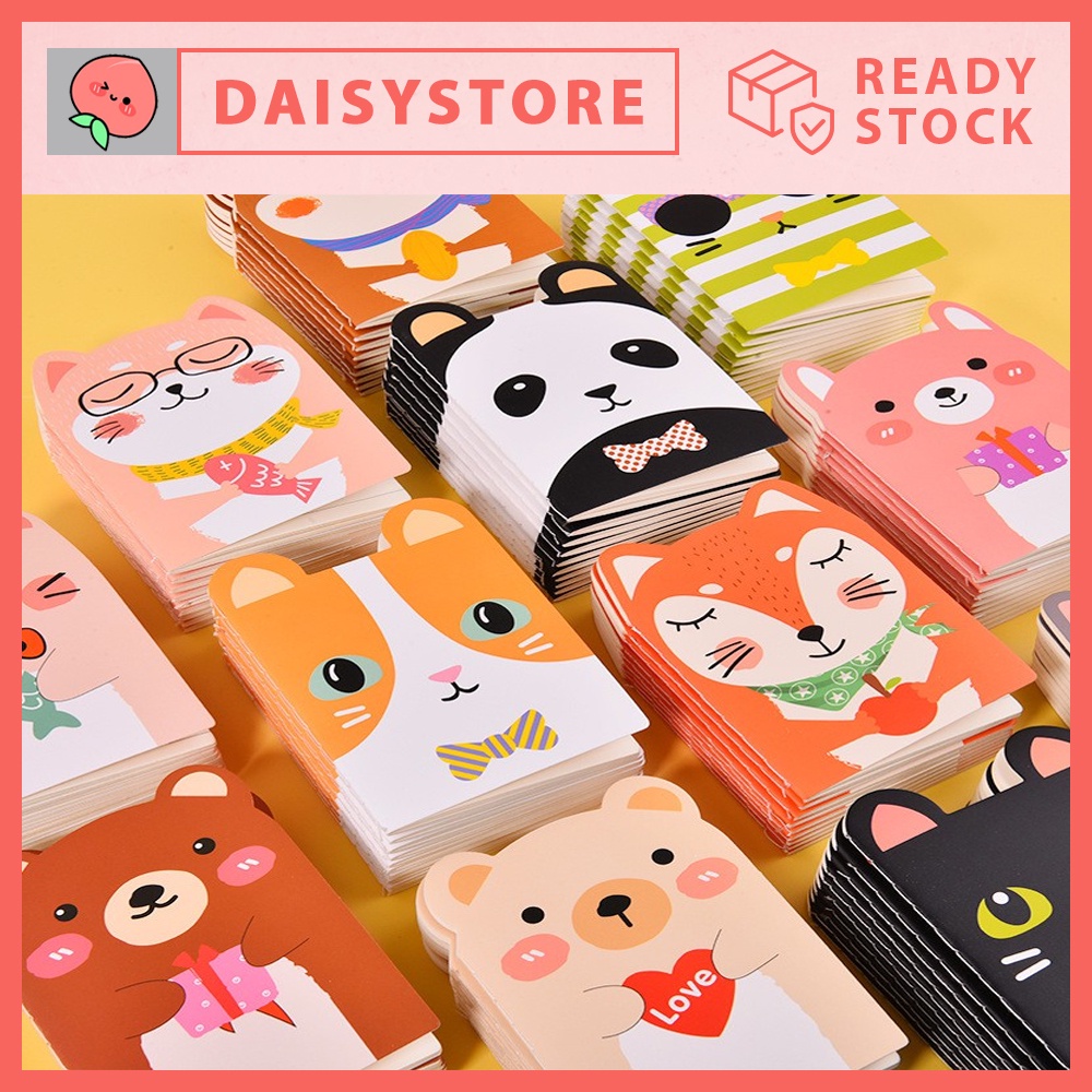 (Ready Stock) Cute Cartoon Mini Notebook Booklet Memo Office Buku Kecil ...
