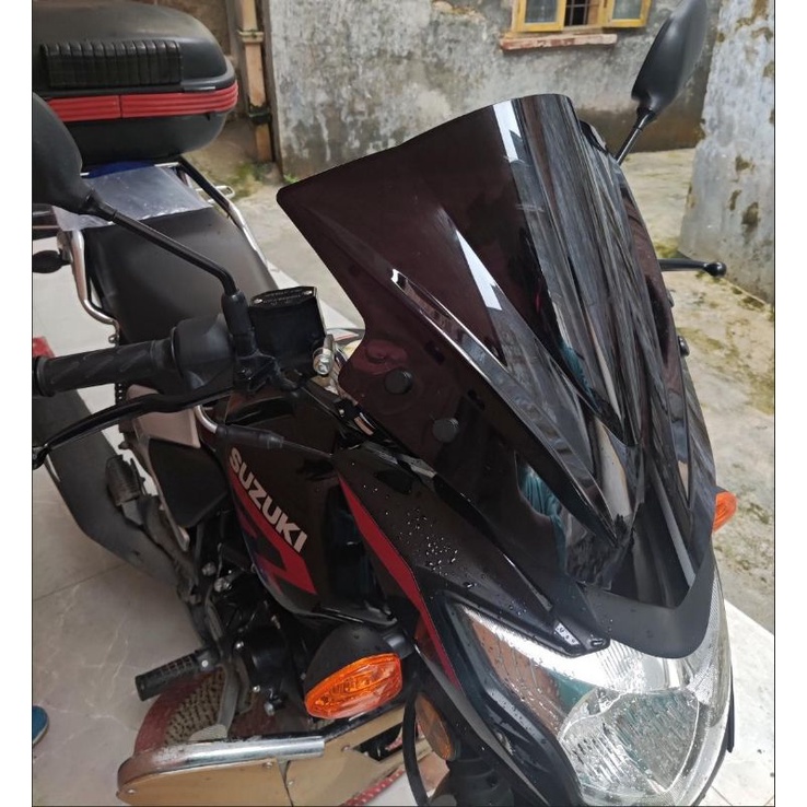Motorcycle Windshield windscreen visor Front glass deflector motorbike ...