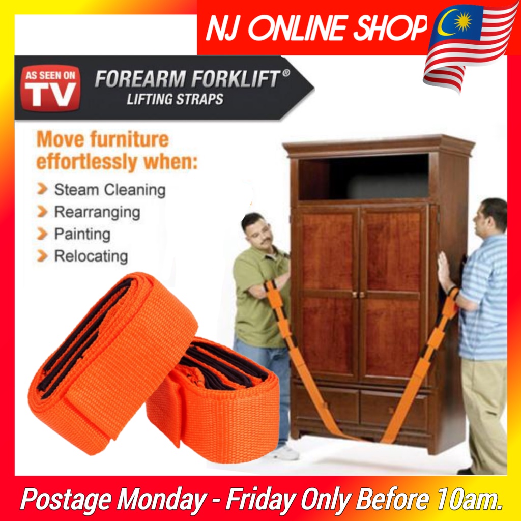 Forearm Forklift Lifting & Back Moving Straps Team strap Moving Heavy ...