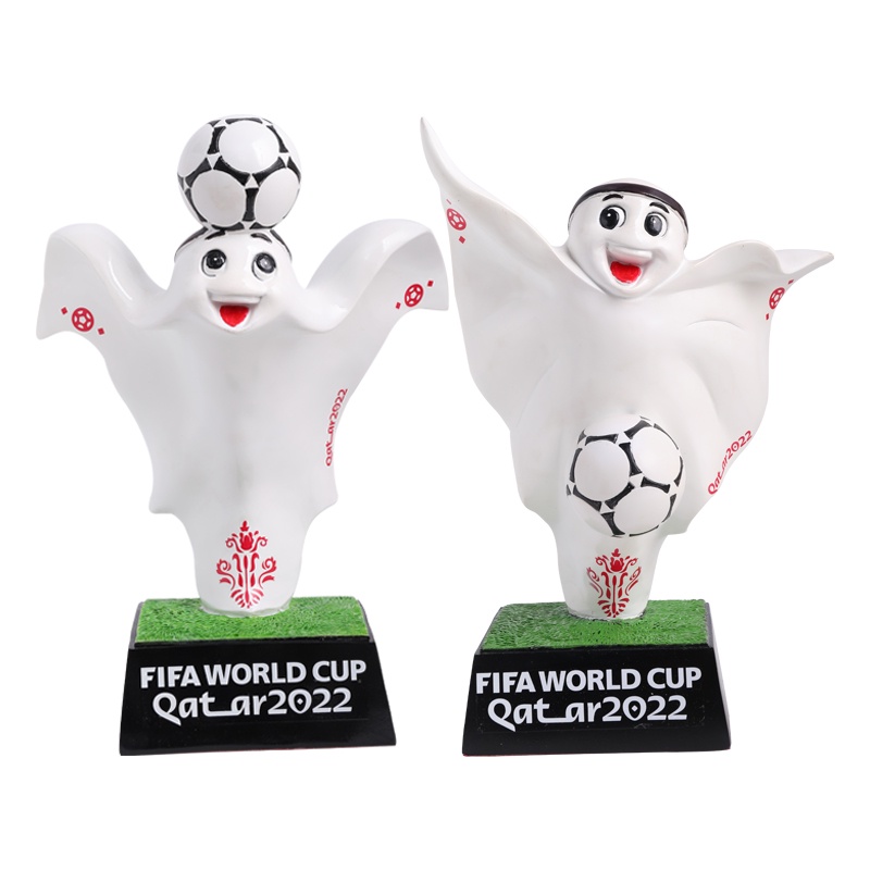 2022 Qatar World Cup Mascot La'eeb Promotional Layout Decorations ...