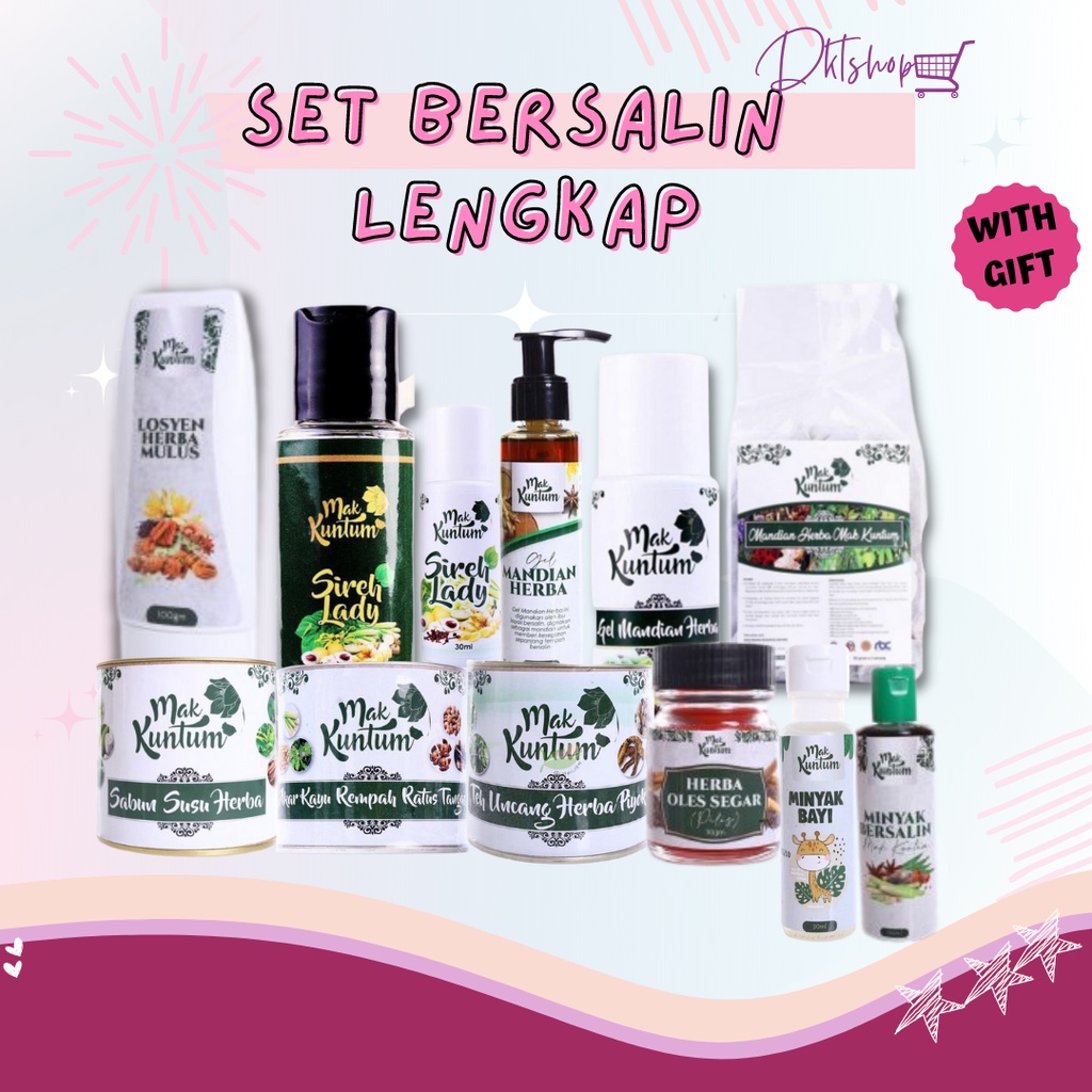Set Bersalin Mak Kuntum / Set Pantang Mak Kuntum / Balm pilis / Sireh ...