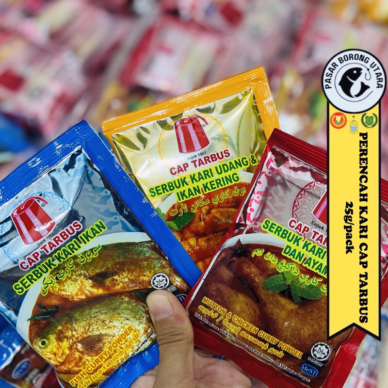 TARBUS REMPAH KARI CAP TARBUS 25g | Shopee Malaysia