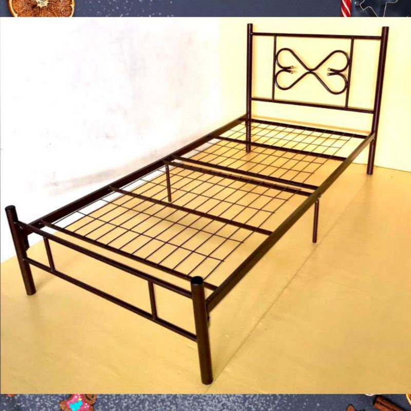 0READY STOK Katil Single Besi/Single Bed Frame/Katil hostel/Metal Bed ...