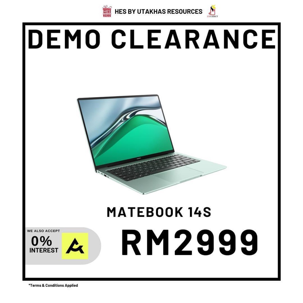 Huawei Matebook 14S 11th i5 (Demo Set) | Shopee Malaysia