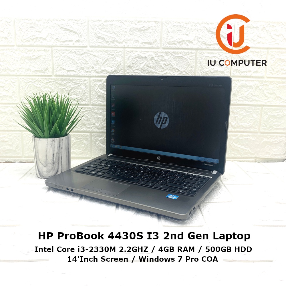 HP PROBOOK 4430S INTEL CORE I3-2330M 4GB RAM 500GB HDD USED LAPTOP ...