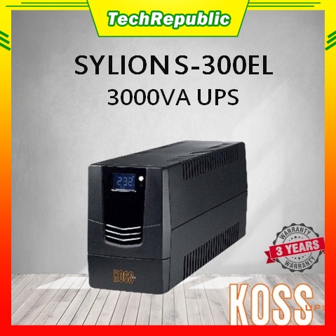POWER LOGIC KOSS SYLION S-300EL / S-100EL / S300EL / S100EL - 3000VA ...