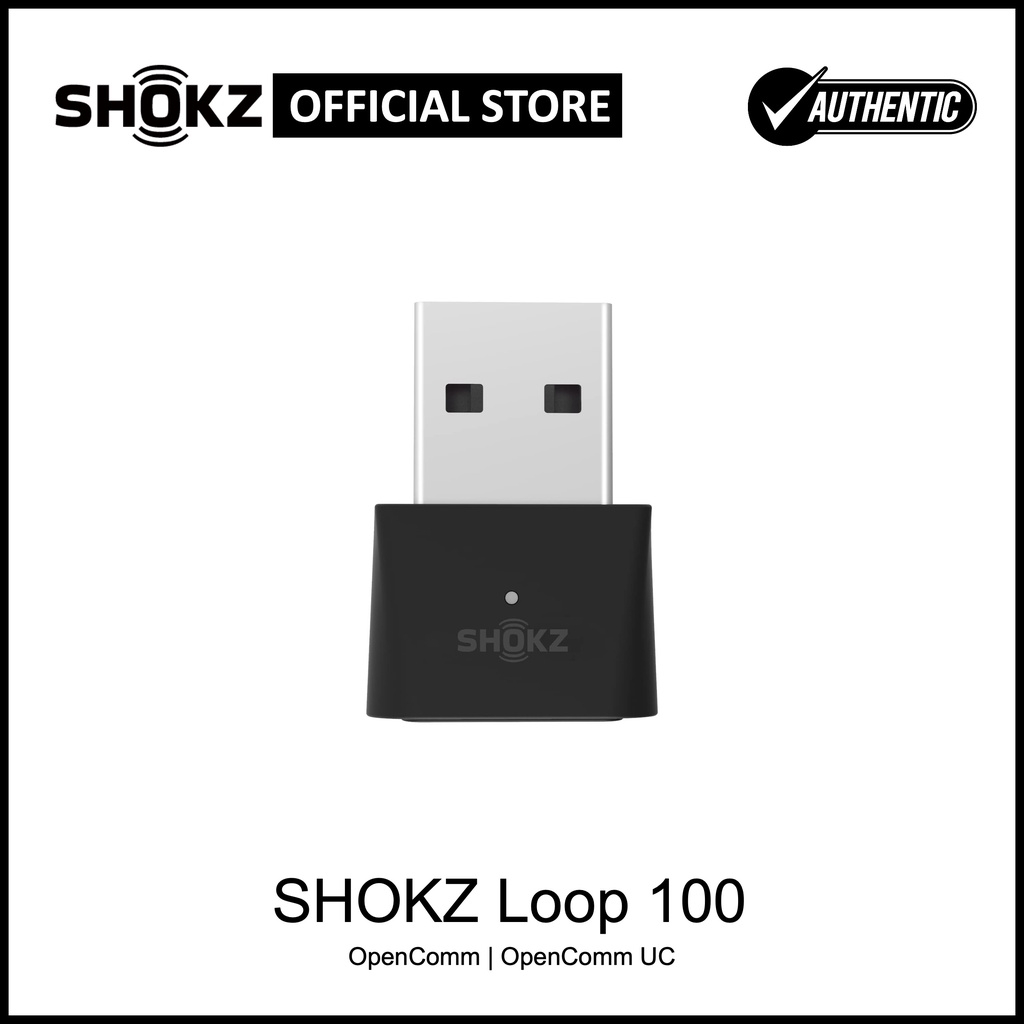 SHOKZ Loop 100 | USB-A Wireless Adapter for OpenComm & OpenComm UC ...