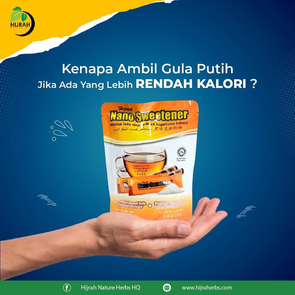 Hijrah Nature NANO SWEETENER Healthy Natural Low Glycemic Index ...