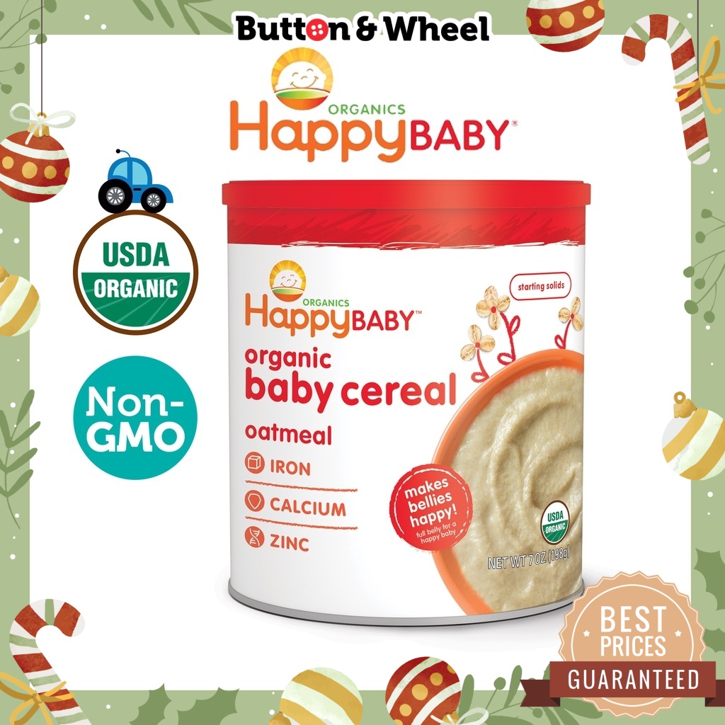Happy Baby Bellies Cereal - Oatmeal (198g) (Expiry Date: 01/2023 ...