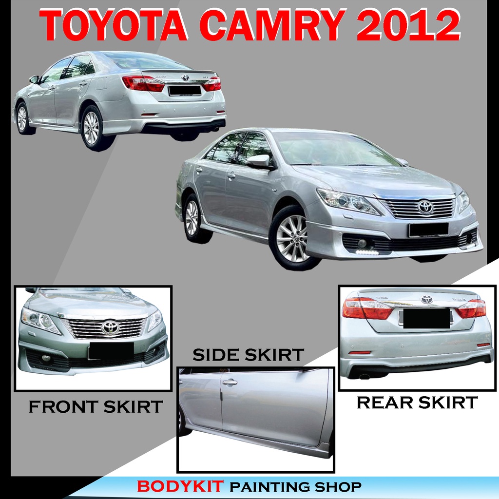 TOYOTA CAMRY 2012 OE STYLE FULLSET SKIRTING(FRONT SKIRT ,SIDE SKIRT ...