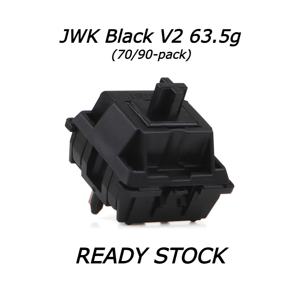 JWK JWick Black V2 58.5g/63.5g (Full Nylon) Linear Switch for ...