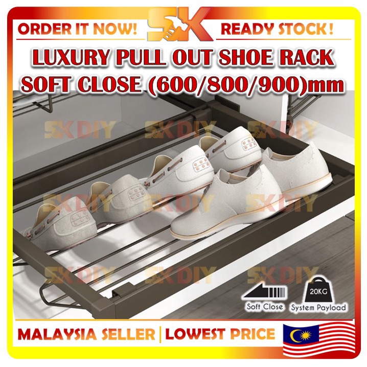 ECOWARE Luxury Pull Out Function Pull Out Shoe Rack 600mm & 800mm ...