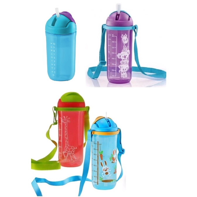 Tupperware Happy Bunny Lunch Set / Twinkle Straw Tumbler 500ml / 350ml ...