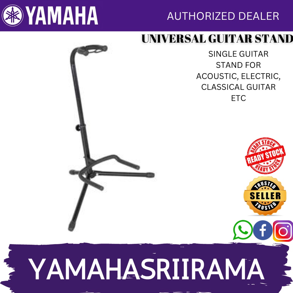 UNIVERSAL Guitar Neck Stand Portable Single Height Adjustable (Gitar ...