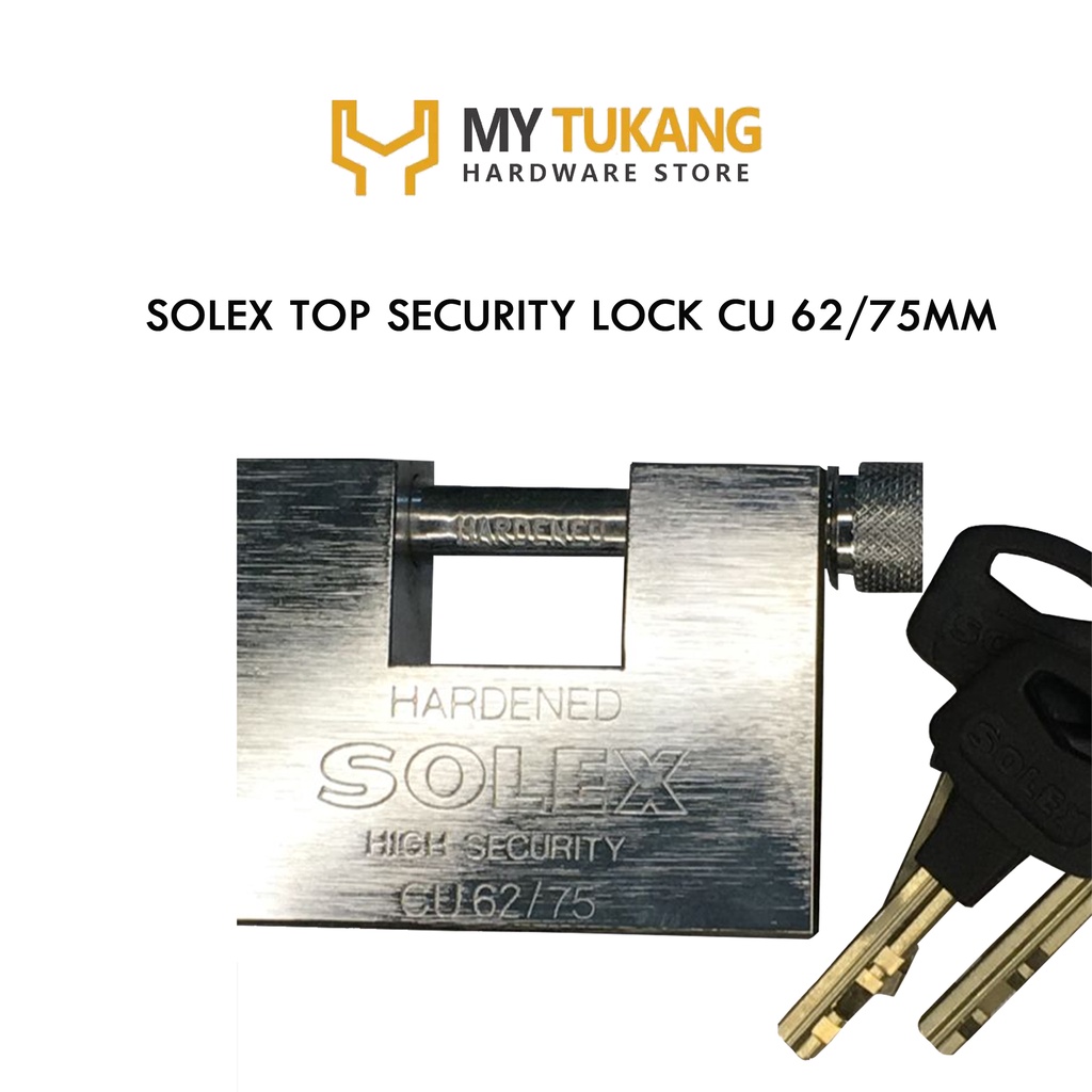 SOLEX TOP SECURITY LOCK CU 62/75MM | Shopee Malaysia