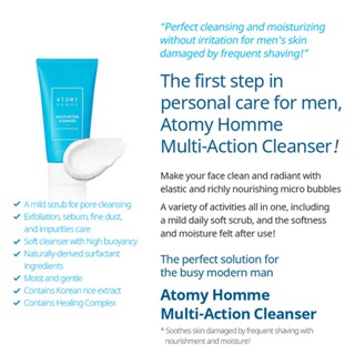 Facial Cleanser ATOMY Homme Multi Action Cleanser Pencuci Muka untuk ...