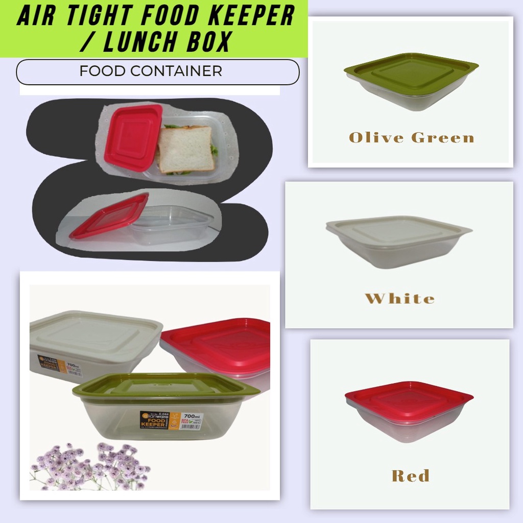 SIMPLE BEKAS SIMPAN MAKANAN / FOOD KEEPER / FOOD CONTAINER LUNCH BOX ...