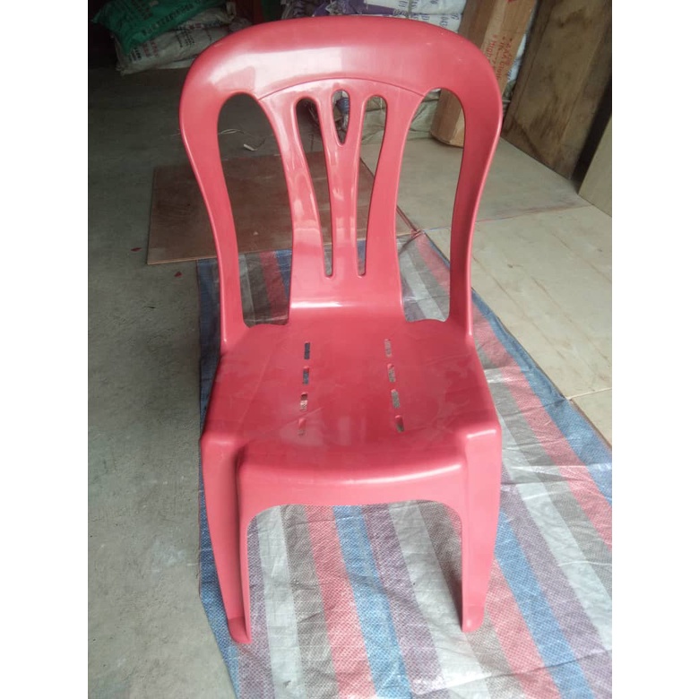 KERUSI PLASTIK Y38 MERAH / KERUSI SANDAR | Shopee Malaysia