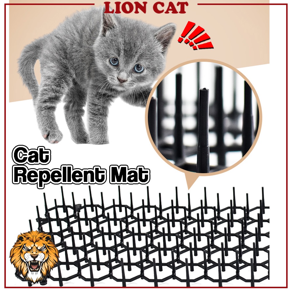 Animal Repellent Mat Scat Spike Mat Humane Anti Cat Dog Mat Spikes ...