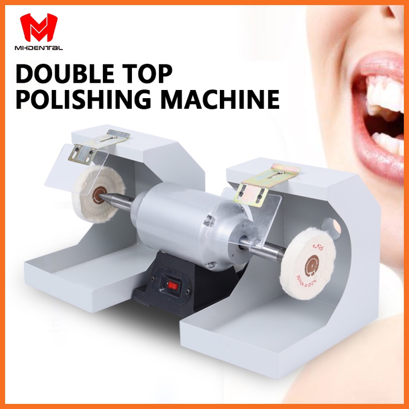 220V 550W Dental Double Top Polishing Machine Oral Dental Grinding ...
