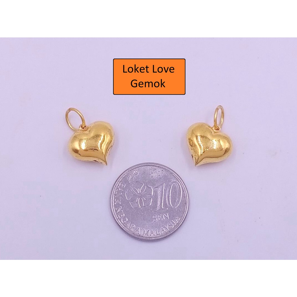 LOKET LOVE GEMOK LOVE BAJET MINI EMAS 916 ORIGINAL Loket Bajet Loket ...