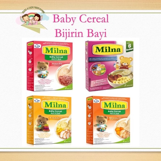 Milna Baby Cereal Bijirin Makanan Baby 120g | Shopee Malaysia