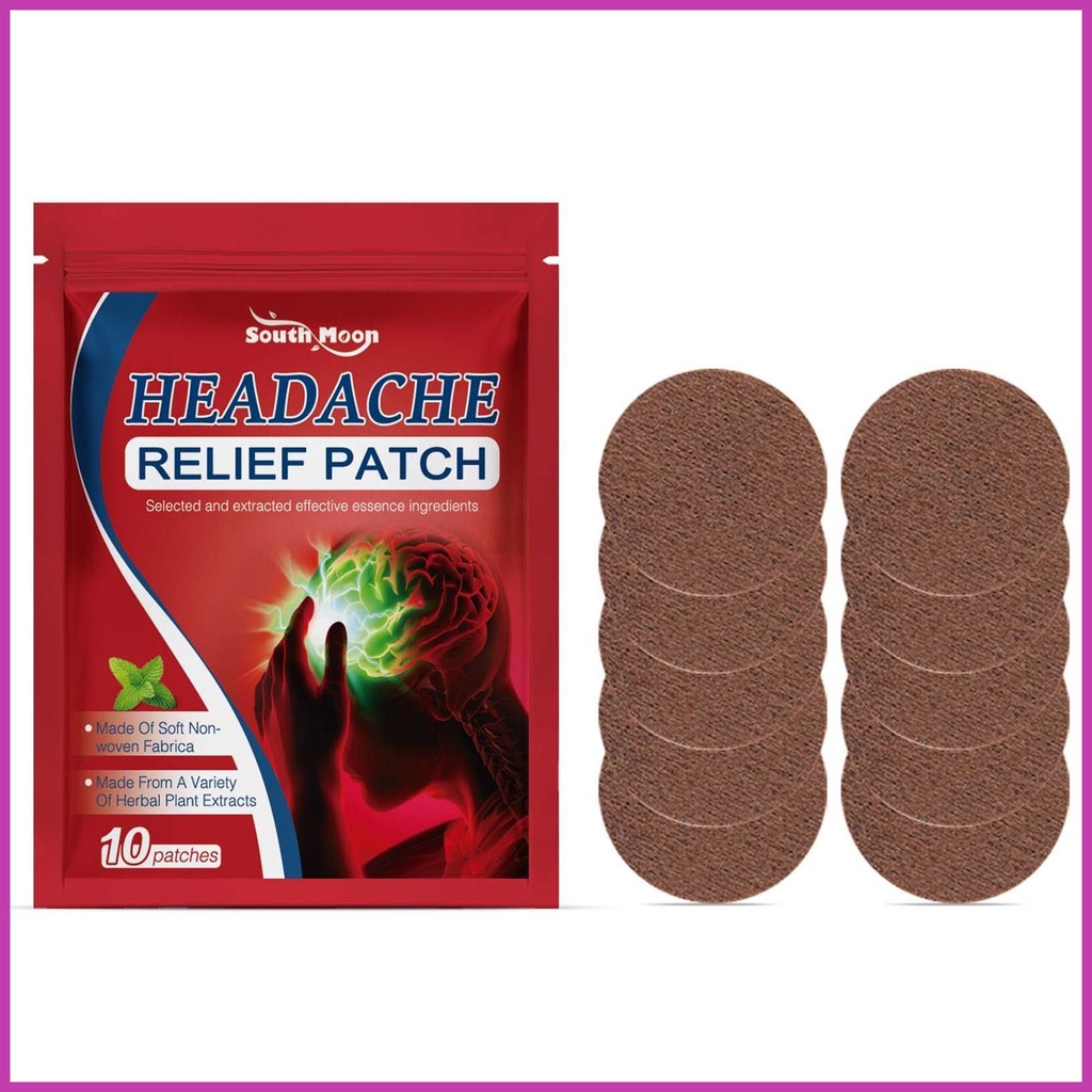 10 PCS Soothing Headache Patches Forehead Soothing Sheet for Adult ...