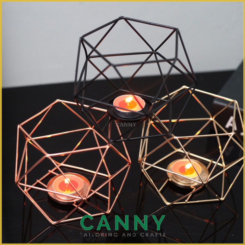 Metal Candle Bowl / Euro Style Candle Stand / Candle Cage / Table ...