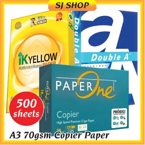 A3 70gsm Copier Paper | A3 IK Yellow | A3 Double A | A3 PaperOne 75gsm ...